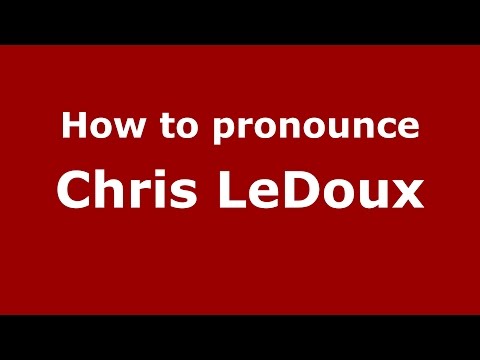 How to pronounce Chris LeDoux (American English/US) - PronounceNames.com