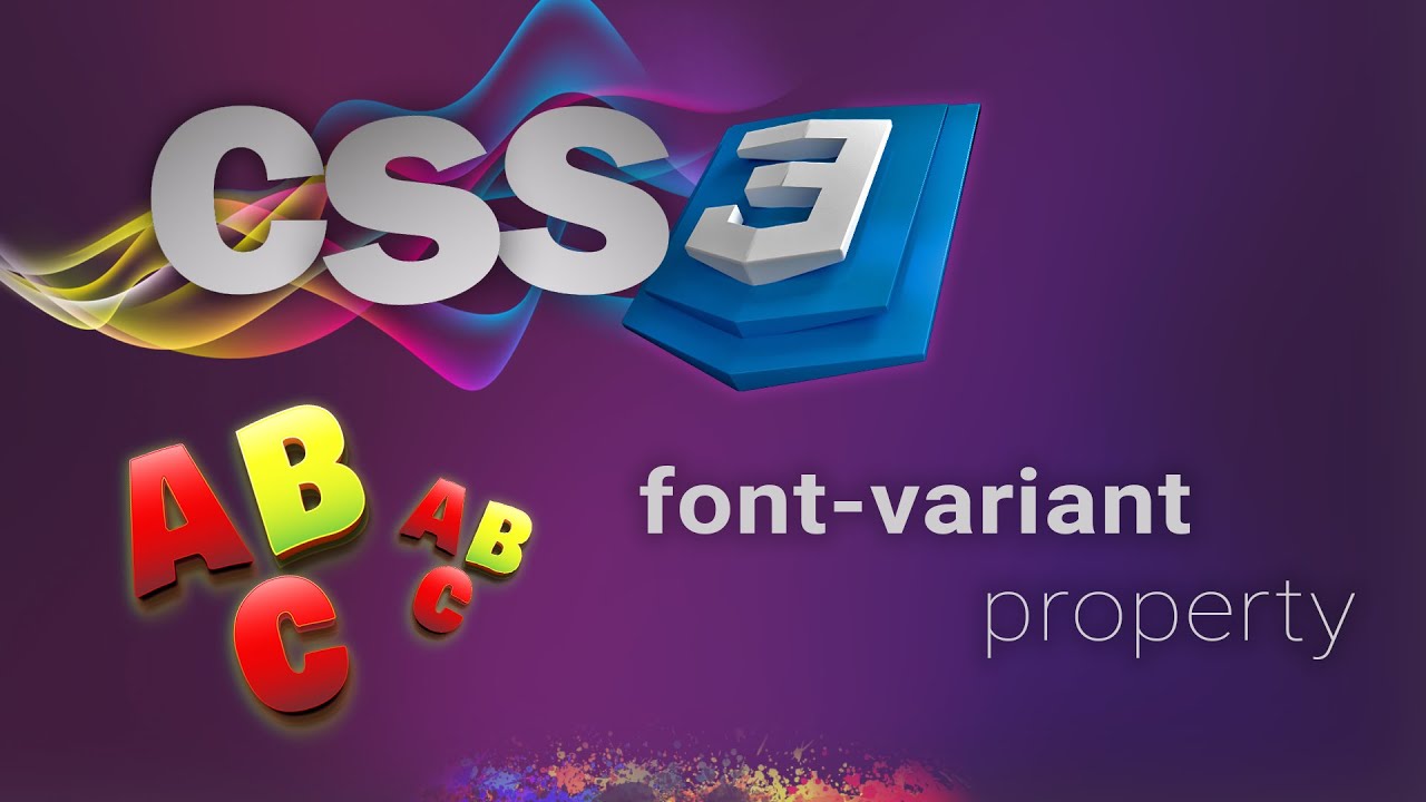CSS for beginners 49: font-variant property