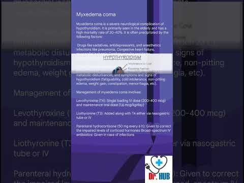 Myxedema coma / Hypothyroidism