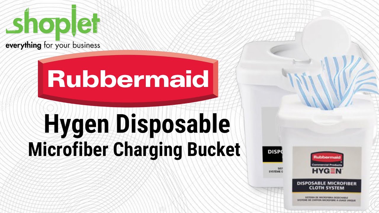 Rubbermaid Disposable Microfiber Charging Bucket - RCP2135007 - Shoplet.com