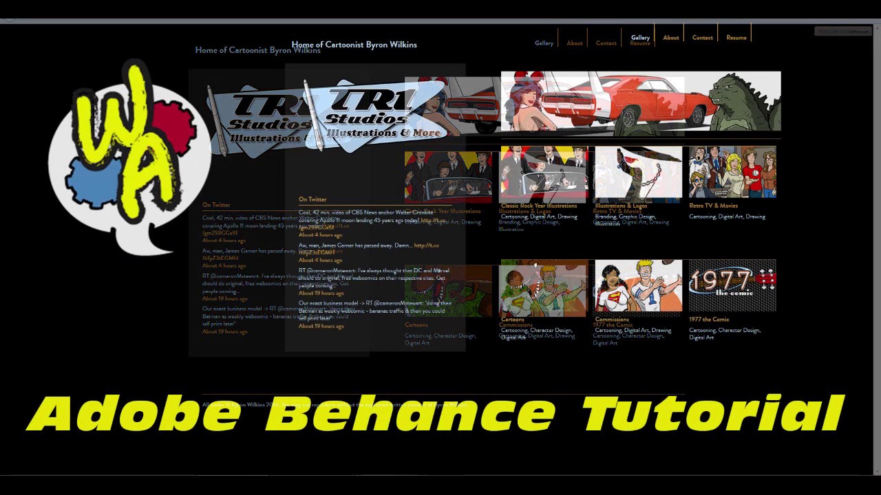 Setting up a Free Adobe Behance Portfolio