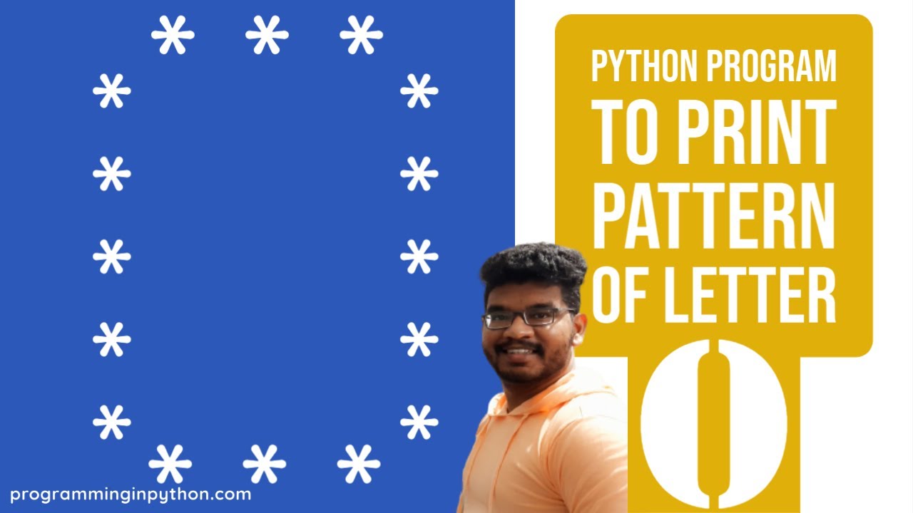 Python Program to Print Pattern of Letter O || Pattern Programming