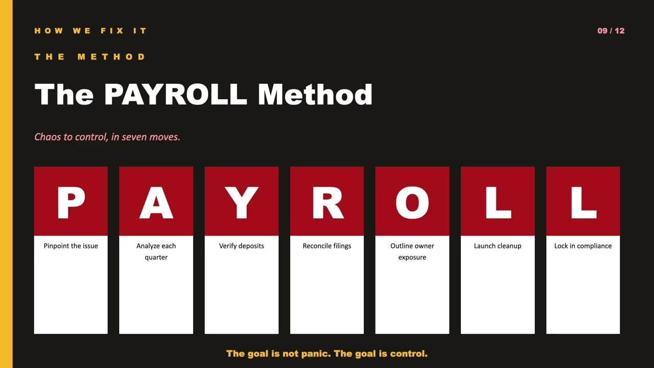 Payroll Tax Webinar UpdatedX
