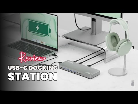 Plugable USB C Laptop Docking Station Review: Dual 4K Monitors with 100W Charging for MacBook!