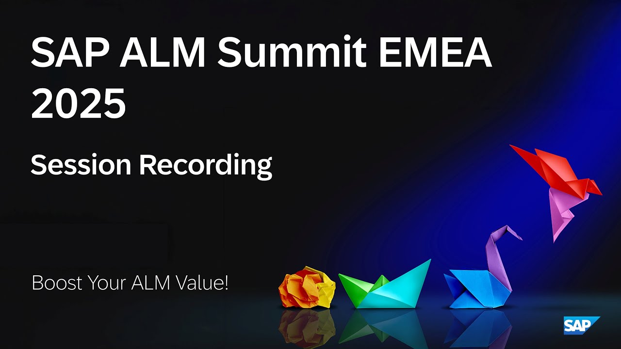 Explore the latest developments in the SAP Cloud ALM analytics API