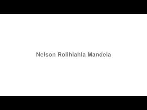 How to Pronounce "Nelson Rolihlahla Mandela"