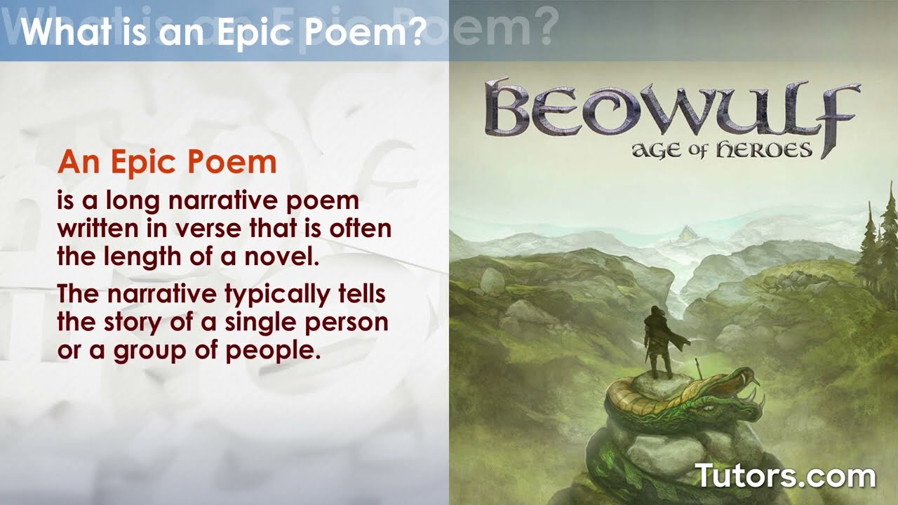Epic Poems | Definition, Characteristics, and Examples