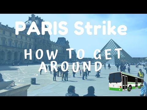 Paris Strike! - HOW TO GET TO & FROM AIRPORT CDG, ORLY & Get Around Town