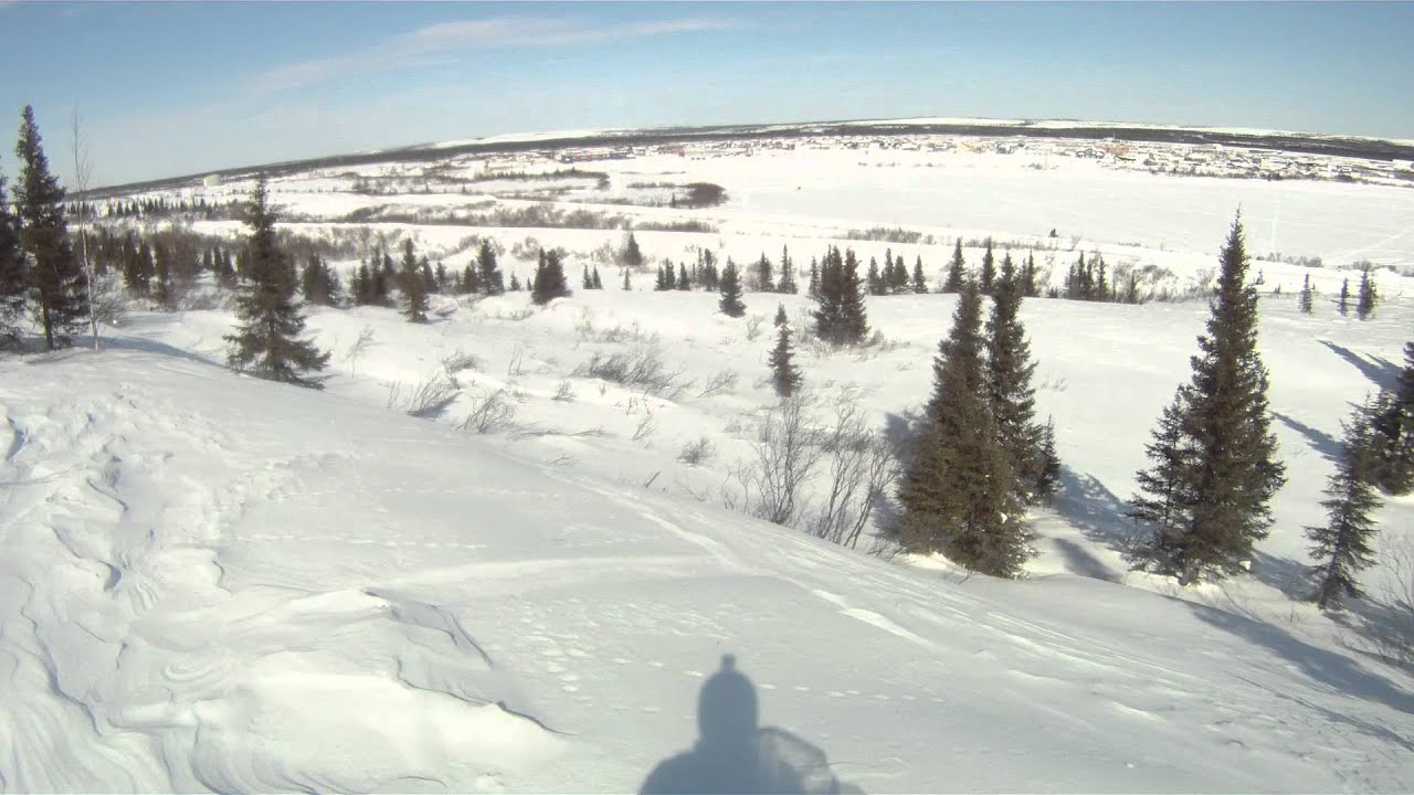 Nice day in snowmobile at Schefferville