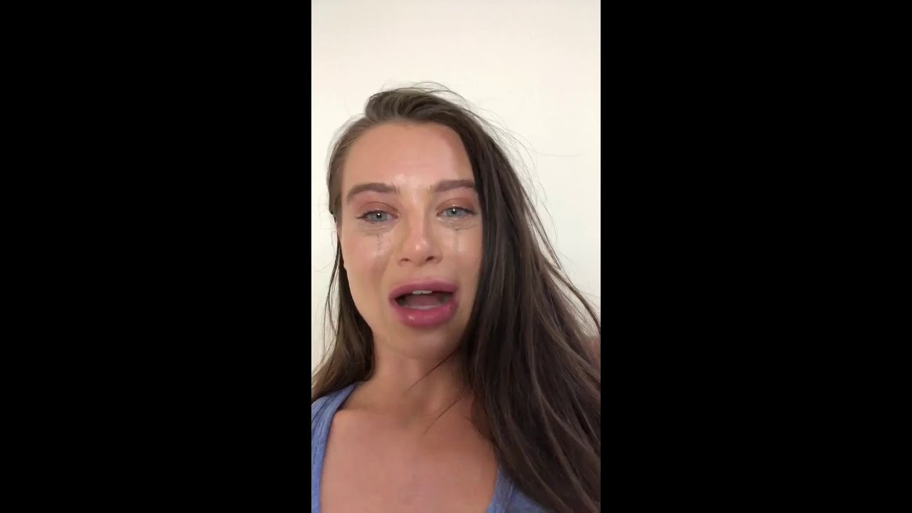 Lana Rhoades Crying About her Deleted Instagram Account