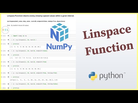 NumPy linspace(): 等間隔の数値の配列を作成する方法 - IT基礎