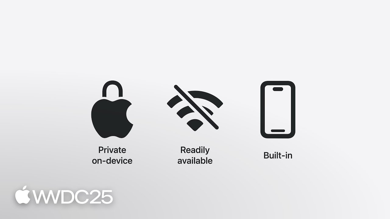 WWDC25: Introducing the Foundation Models framework