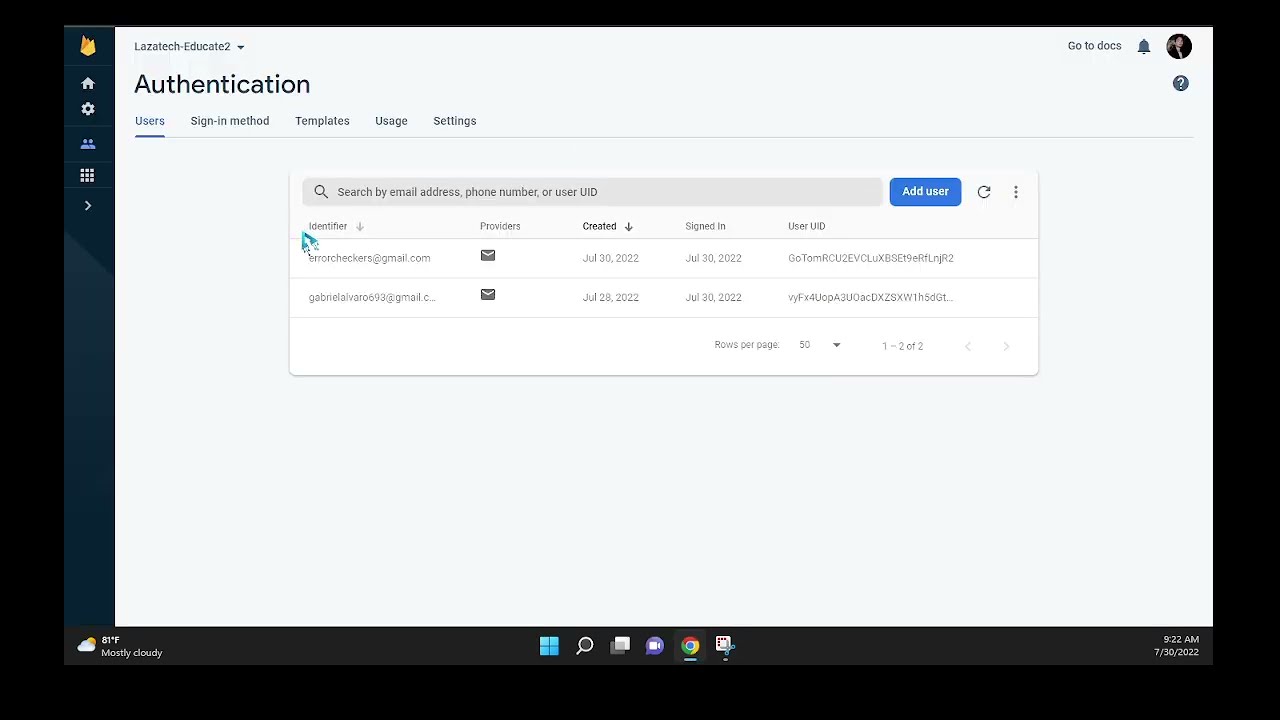 Ionic Login and Registration Demo part 2