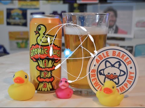 Able Baker Brewing Las Vegas Arts District Atomic Duck IPA - Review - Weezer Island in the Sun Cover
