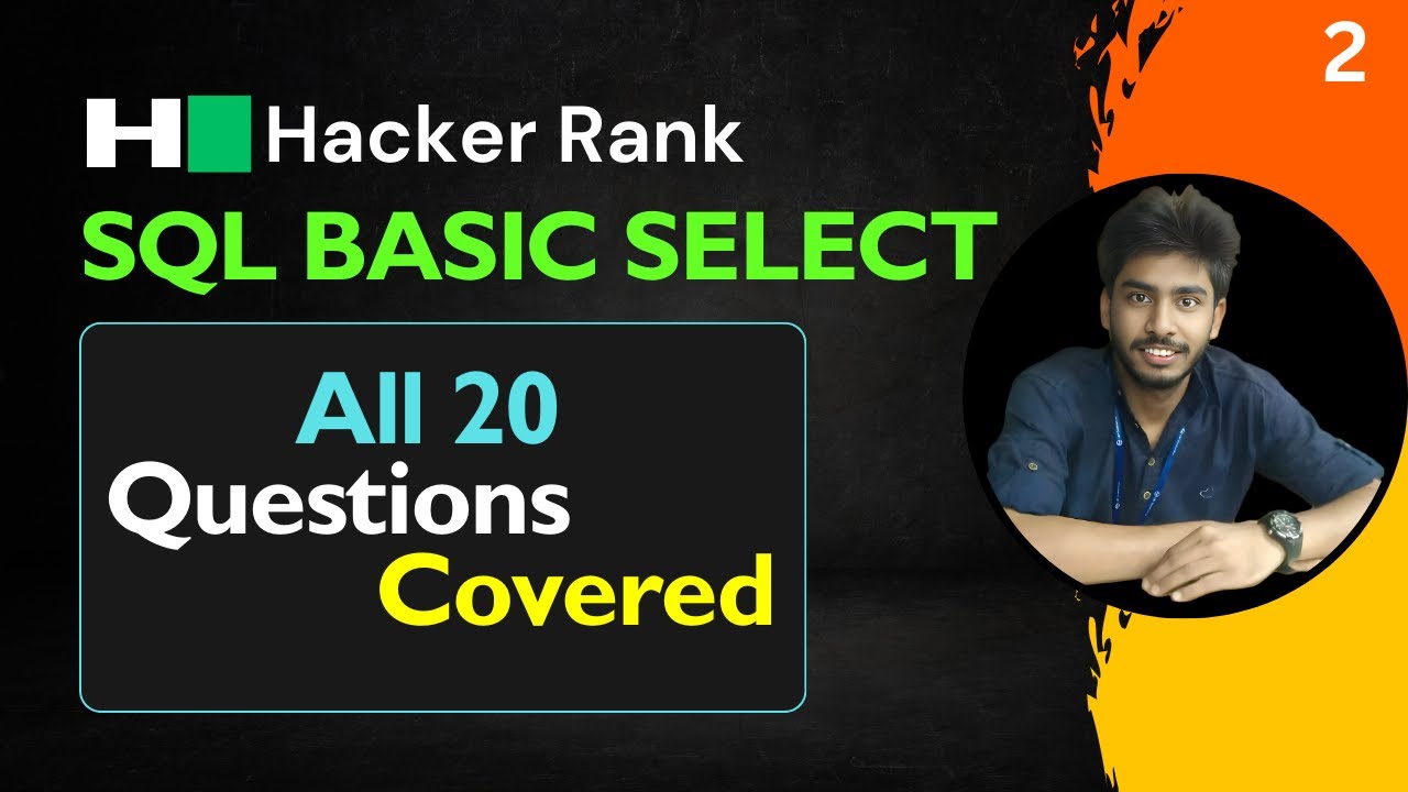 2) SQL | Hackerrank sql questions | sql tutorial | sql full course | sql tutorial for beginners