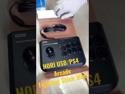 Unboxing HORI FIGHTING MINI STICK USB (Compatible with PS4/PC arcade games)