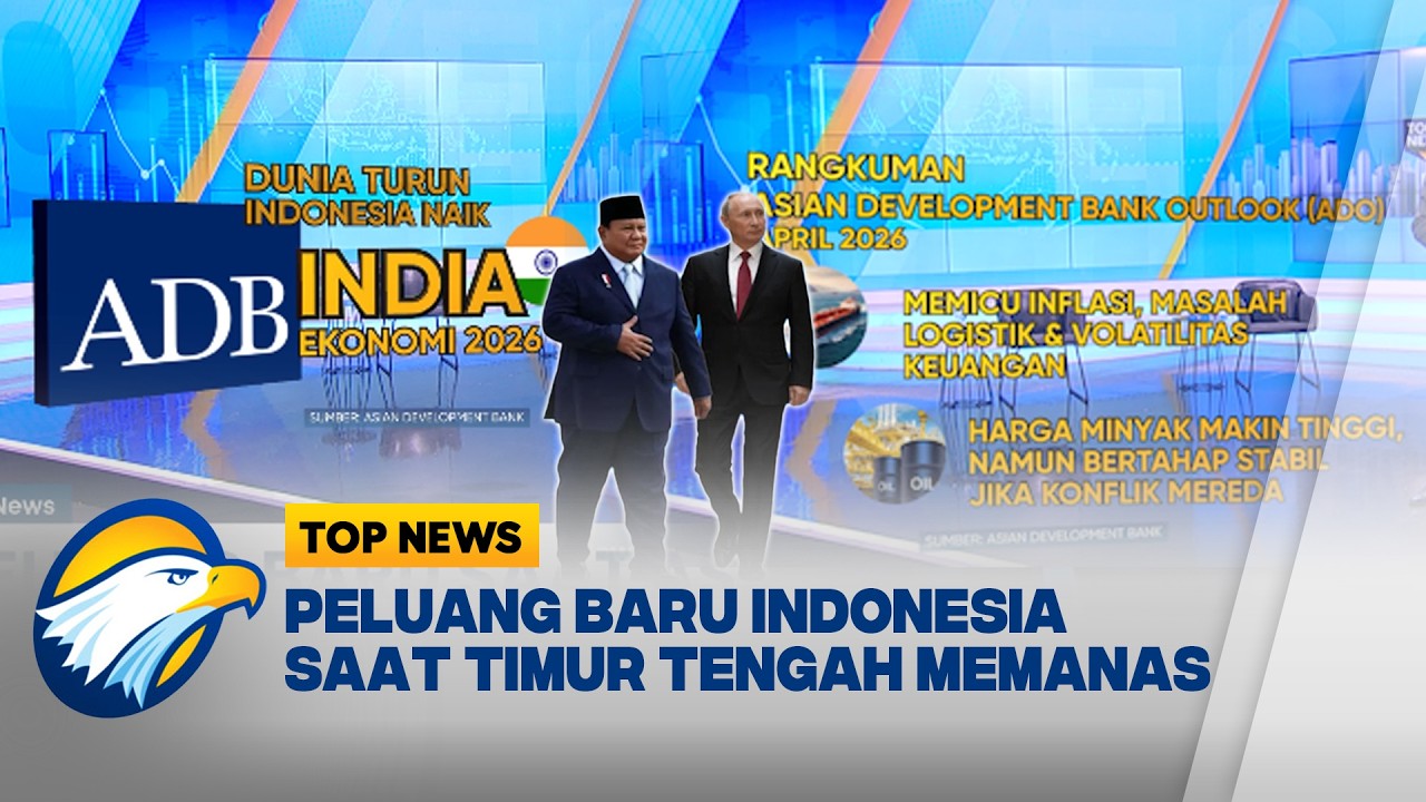 Ekonomi Indonesia Menguat di Tengah Gejolak Dunia: Proyeksi ADB & Diplomasi Prabowo [Top Economy]