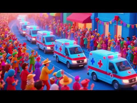 Ambulance Art Parade | Nursery Rhymes & Kids Songs