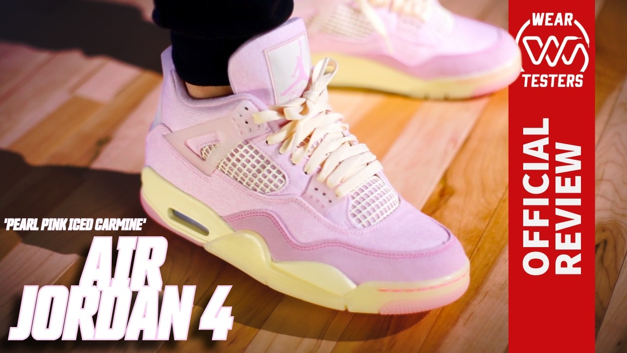 Air Jordan 4 Pearl Pink Iced Carmine
