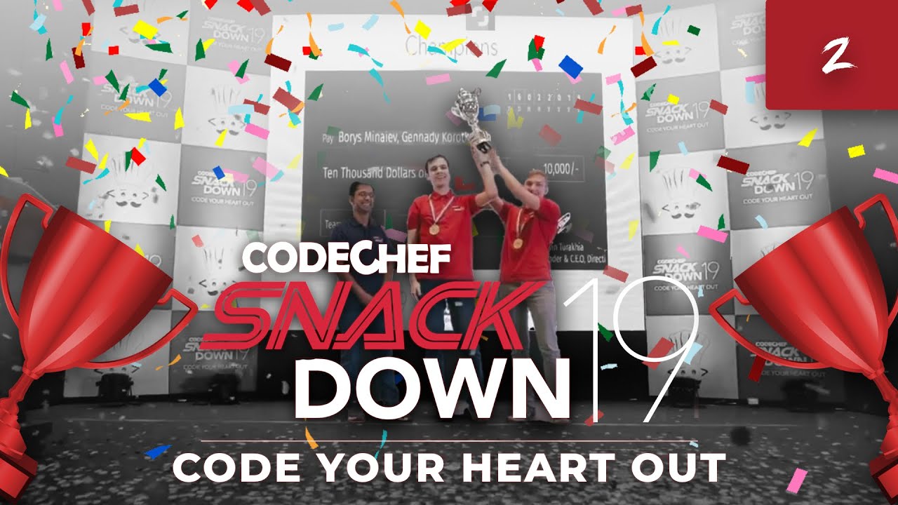 SnackDown 2019 Preview Onsite Finals | Global Programming Championship | CodeChef