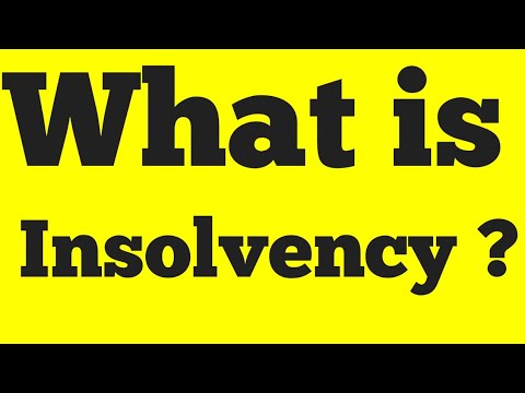 What is Insolvency and its types | explained in Hindi/what ?
