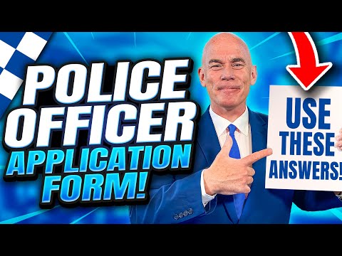POLICE OFFICER APPLICATION FORM Questions & ANSWERS! (How to BECOME a POLICE OFFICER in 2023!)