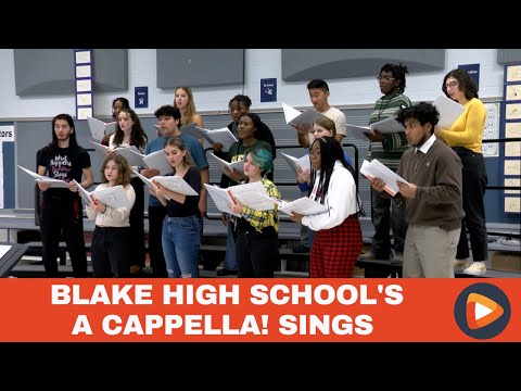 Blake High School's A Cappella Choir Goes A-Caroling