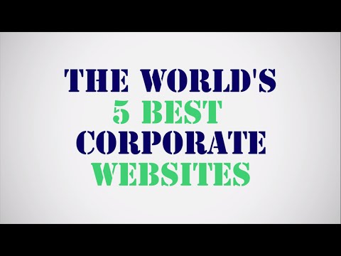 The world’s 5 best corporate websites
