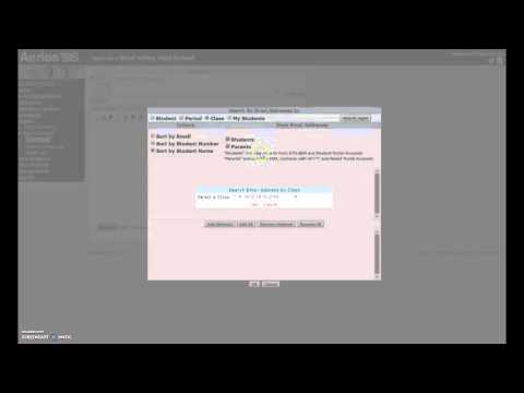 Sending Parent Emails in Aeries.net