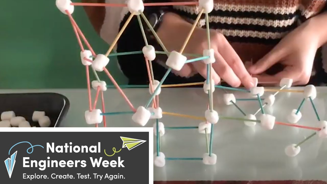 Create Buildings Out of Marshmallows and Toothpicks! | National Engineers Week Challenge