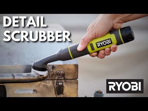 Effortless Cleaning | RYOBI USB Lithium Detail Scrubber