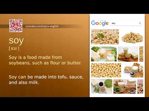 Soy : C1 level english vocabulary lesson, www.LipLix.com
