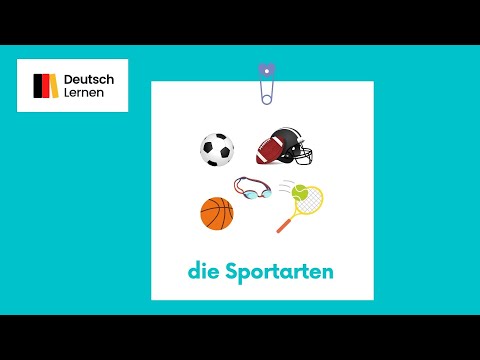 Goethe Zertifikat A1 Wortschatz die Sportarten