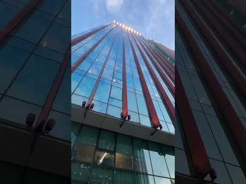 World trade centre building looks stunning in the evening time #chennai #worldtradecenter #wtc