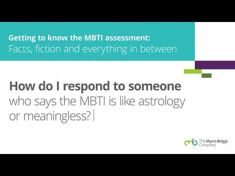 Is the MBTI test like astrology? Are MBTI results meaningless?
