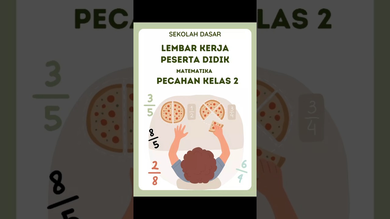 Lkpd Kelas 2 SD Materi Pecahan  #matematika #pecahan #sekolah #lkpd