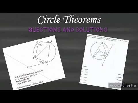 CIRCLE THEOREM | With Maths Exam Questions and Solutions |