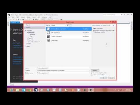 Introduction to Microsoft Visual Studio 2012 Express for Windows Desktop
