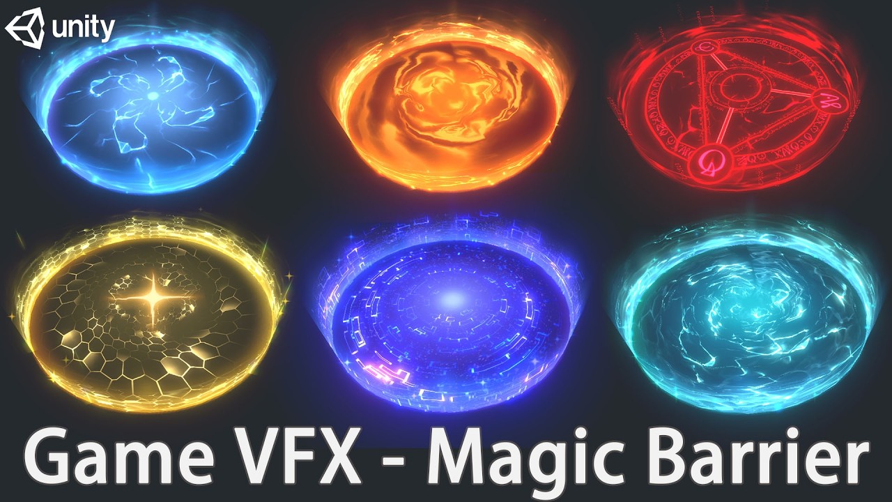 Unity Game VFX - Magic Barrier(Tutorial)