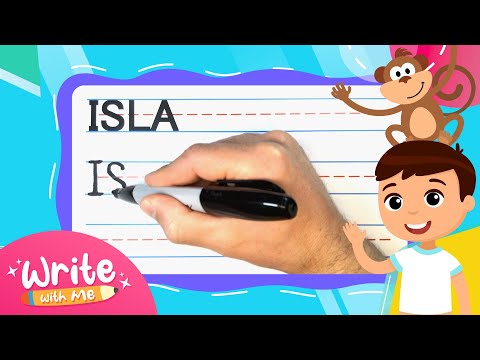How To Write ISLA | Write With Me! -- FOR KIDS