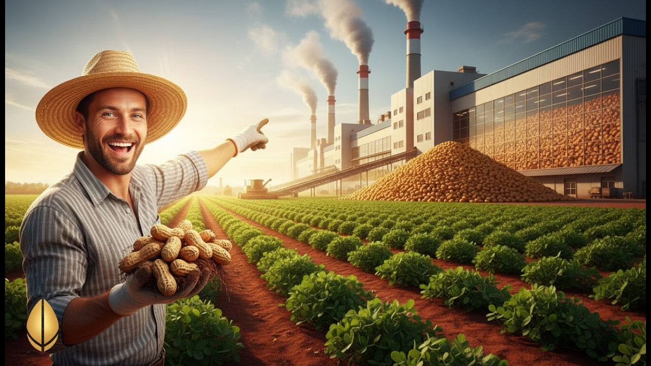 Inside The World’s Largest Roasted Peanut Factory 🥜 – How Millions Are Made Daily!