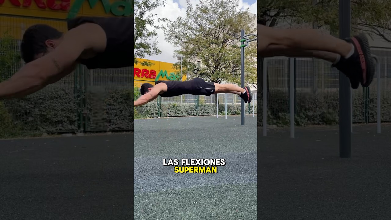 From 0 to superman push-ups in 24 seconds #calisthenics #personaltrainer #pushups #superman