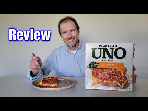 Pizzeria Uno Frozen Cheese Pizza - Chicago Deep Dish Style Pizza – Review