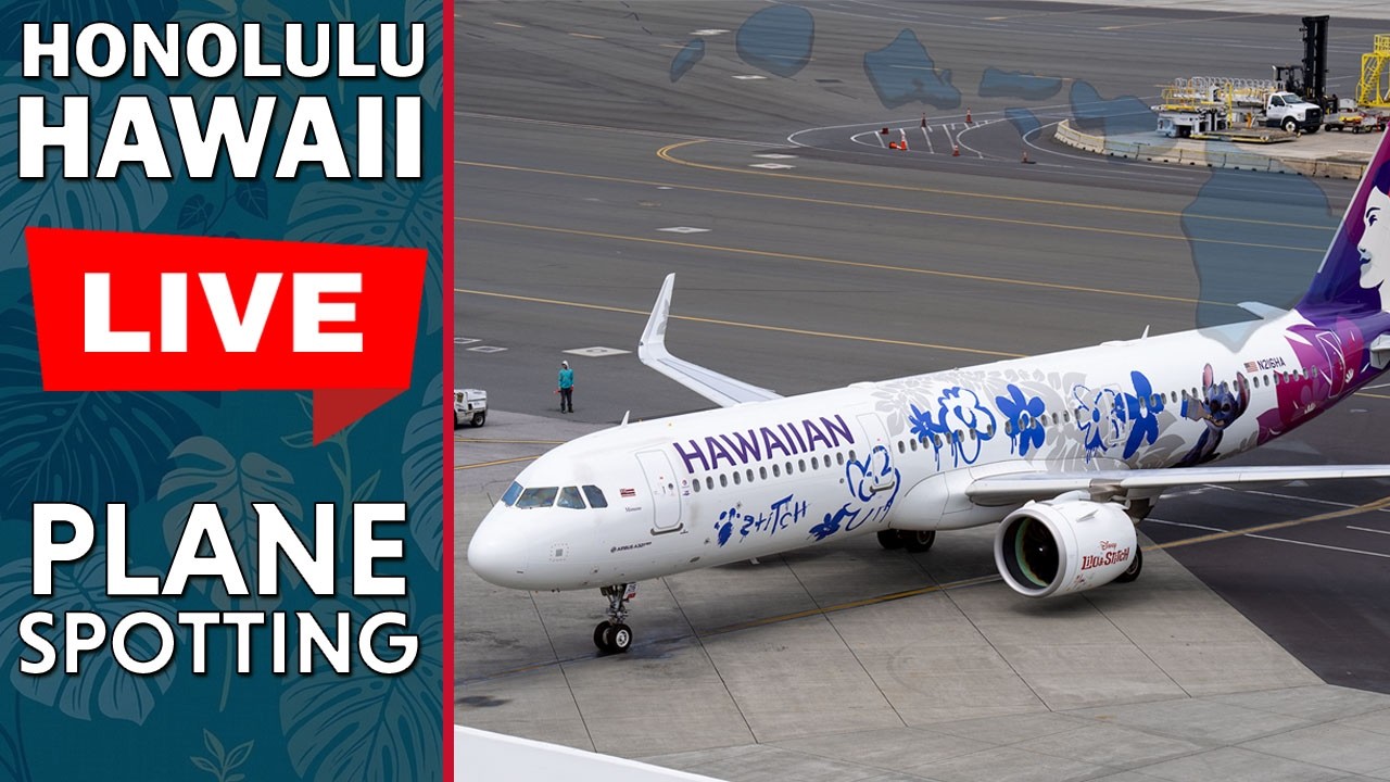 LIVE ARRIVALS and DEPARTURES from HONOLULU HAWAII - HNL/PHNL  5-11-2026