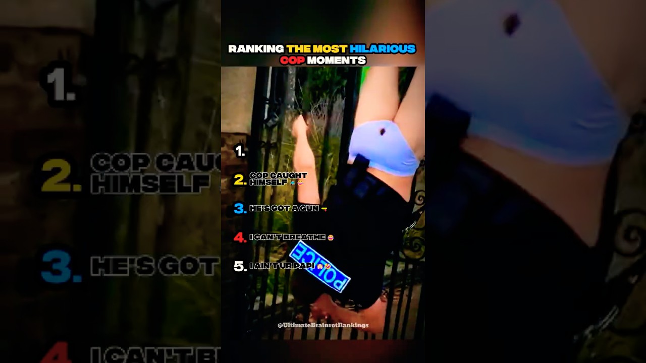 Ranking The Most Hilarious Cop Moments👮‍♂️🚨