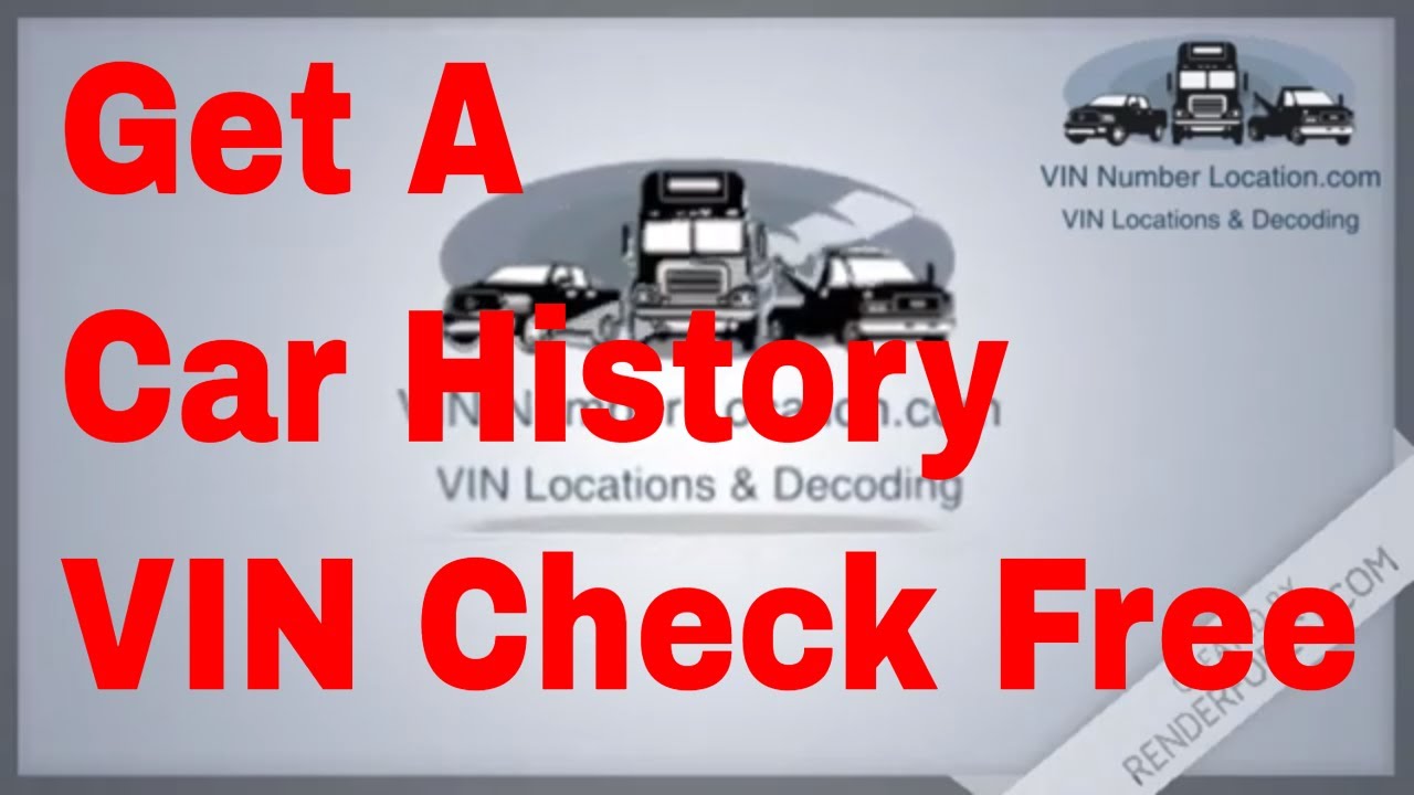 Car History VIN  What is a car history vin report