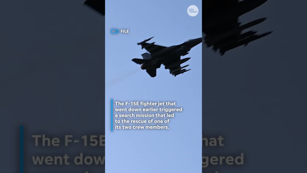 Second American military jet goes down near Iran, pilot rescued