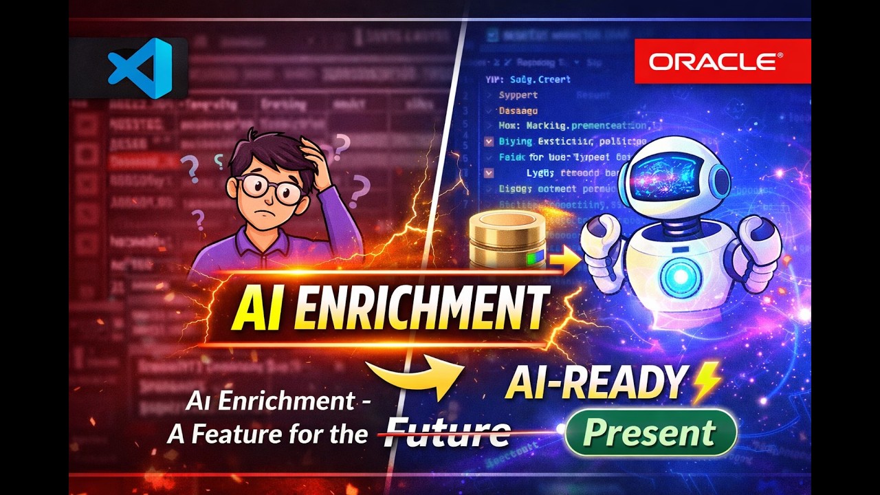 AI Enrichment in VS Code | Build an AI Ready Oracle DB (No Code & SQL Way)