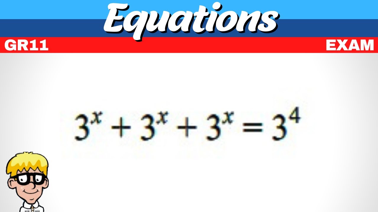9) Exponential equations gr 11