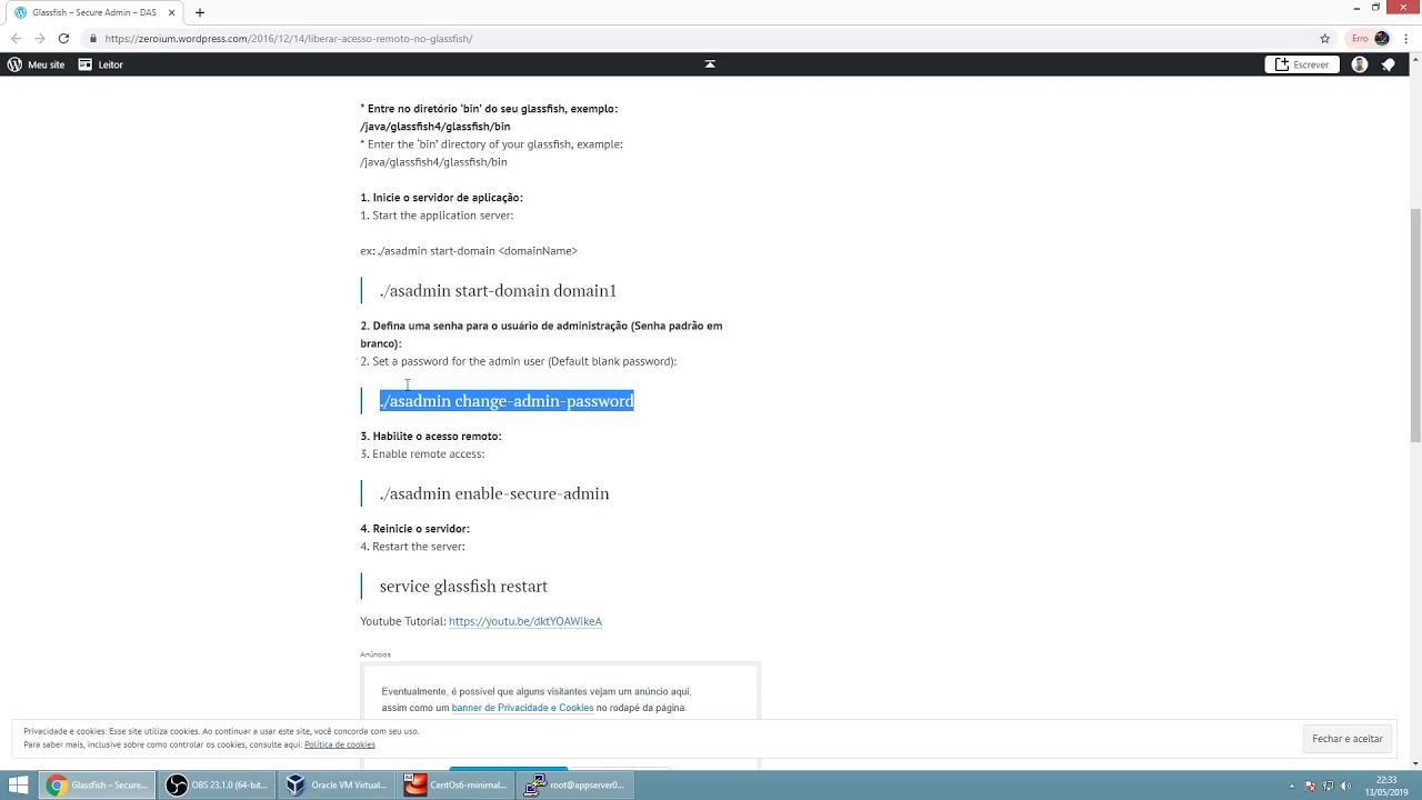 Glassfish - Enable Secure Admin - DAS